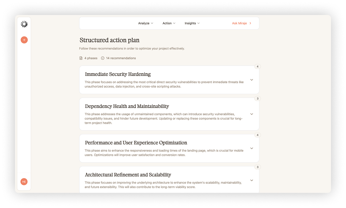 Miraje - Fix code errors generated by AI Builders, without technical ...